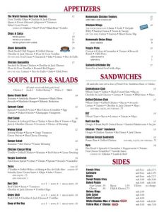MENUS (old PDF version) | The Red Lion